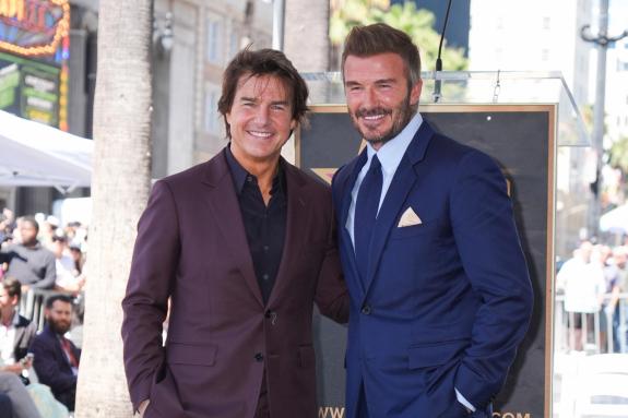 Tom Cruise joins as David Beckham gets Hollywood Walk of Fame star ...